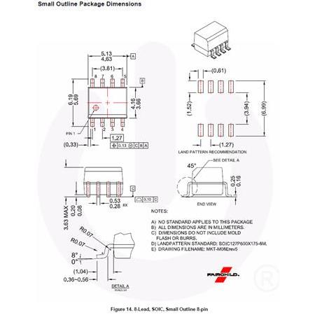 FOD8012A High Speed Optocouplers Bi-Direct High Speed Logic Gate ...
